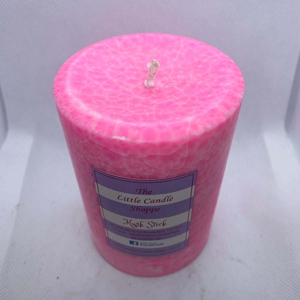 Large Round Pillar Candle – The Little Candle Shoppe- Numurkah